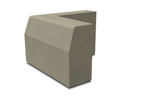 NATURAL STONE KERB HALF BATTERED - Bingley Stone